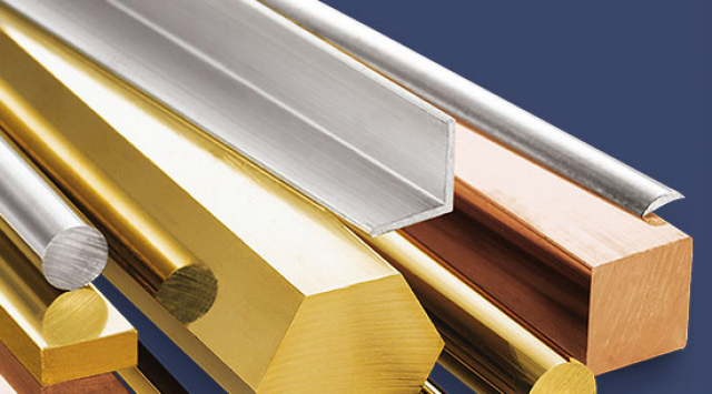 Bänder, Bleche, Stangen, Drähte, Rohre und Profile aus Nichteisenmetallen