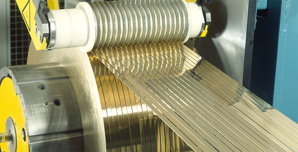 Strip slitting centre